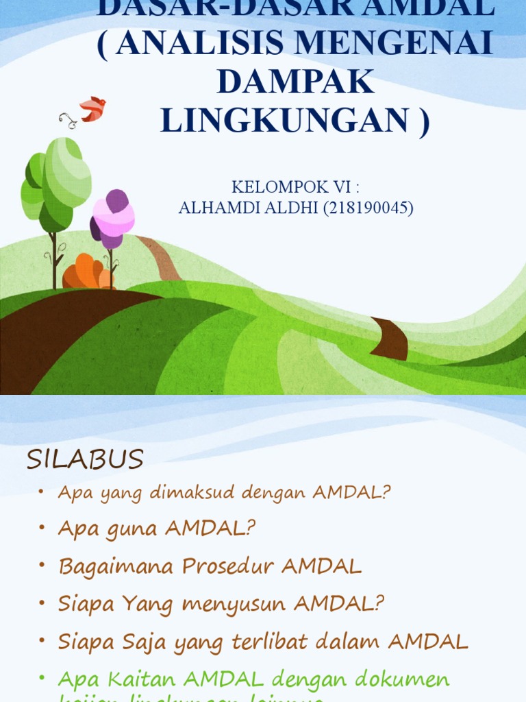 AMDAL | PDF | Sains & Matematika