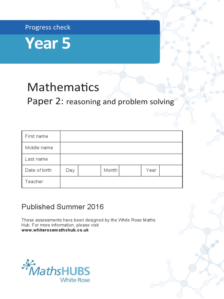 Year 5 Reasoning and Problem Solving | PDF | Triangle | Geometry