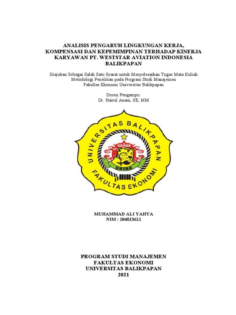 Muhammad Ali Yahya - Makalah Metodelogi Penelitian | PDF