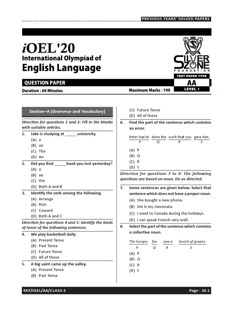 Files InstantDndPdf 2019 Level-1 Ioel 3rd | PDF | Adjective | Language ...