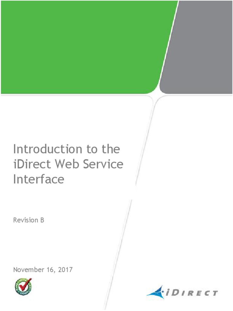 Introduction To The Idirect Web Service Interface: Revision B | PDF ...
