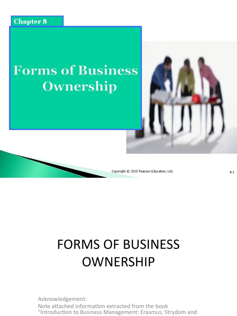 Unit 3 - Forms of Business Ownership | PDF | Corporations | Partnership
