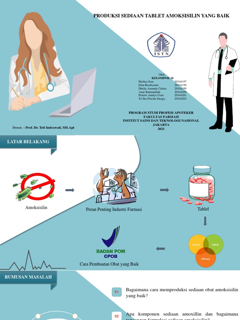 Produksi Seiaan Tablet Amoksisilin | PDF