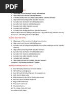 EST I Math Exam Overview 2023 | PDF | Multiple Choice | Function ...