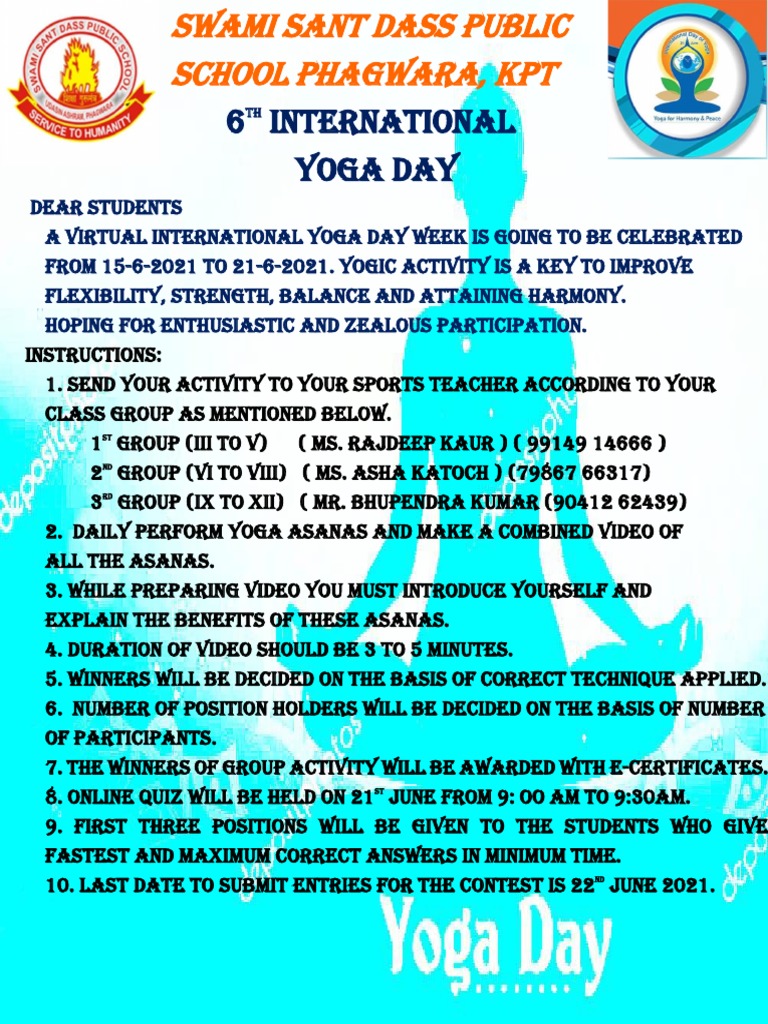 Notice of Yoga Day | PDF