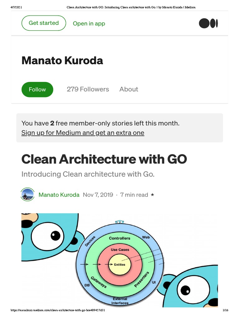 Clean Architecture With Go Introducing Clean Architecture With Go