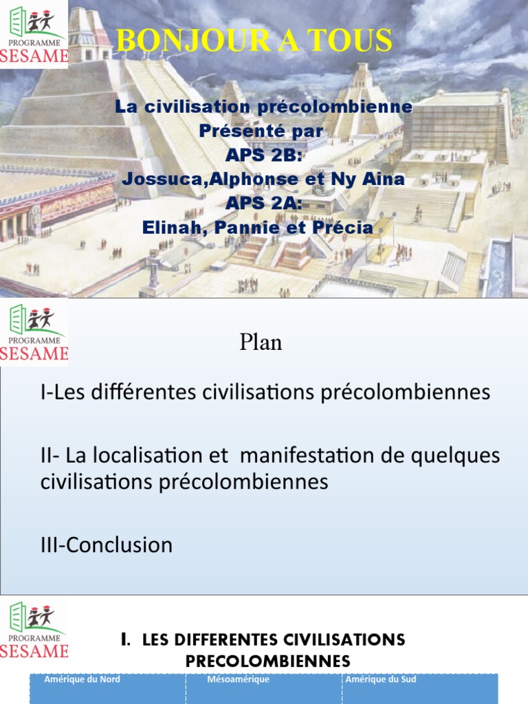 La Civilisation Précolombienne | PDF | Civilisation précolombienne ...