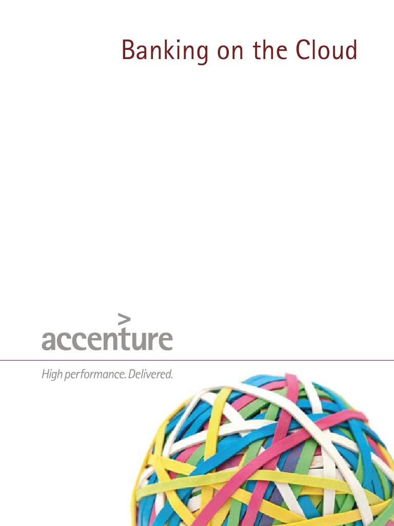 Accenture Banking Cloud Computing Pdf Computers
