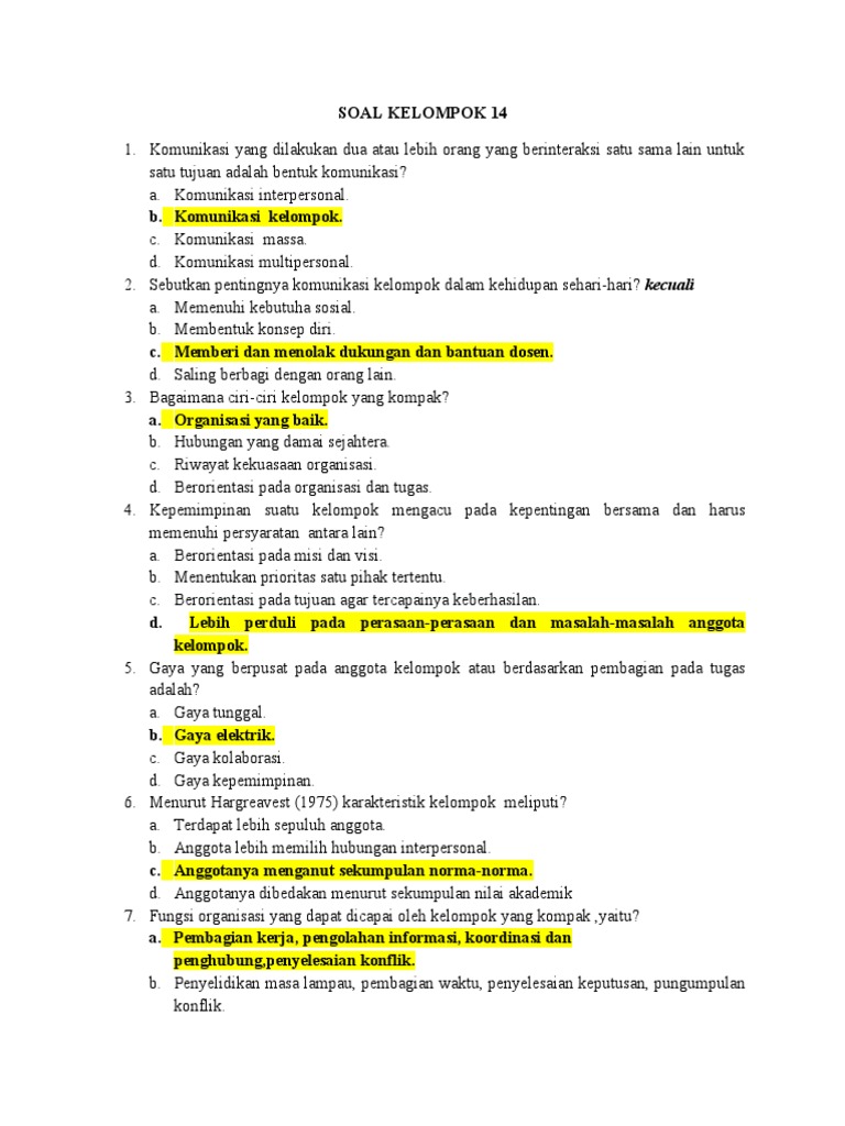 Pentingnya Komunikasi Kelompok dalam Kehidupan | PDF