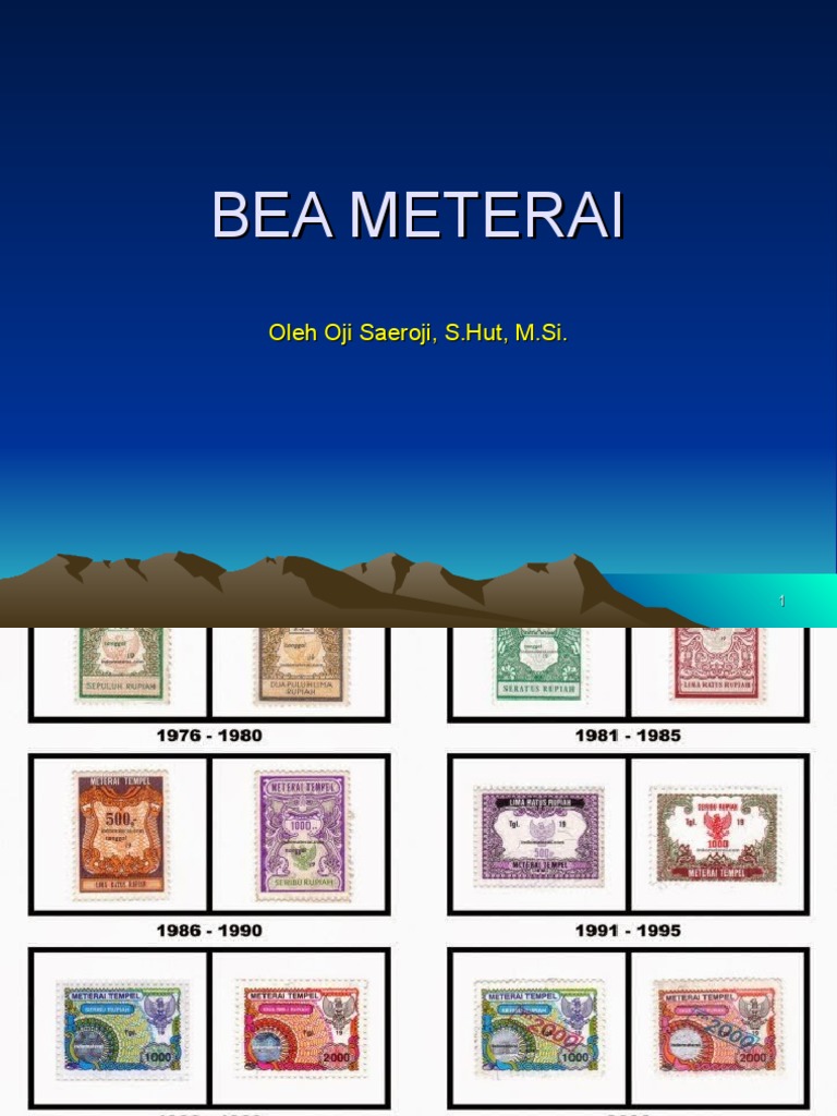 Uu Bea+meterai | PDF