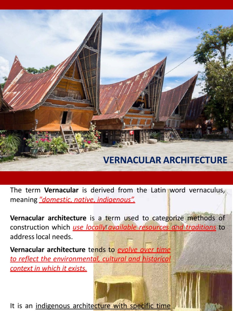 1 - Introduction To Vernacular Architecture - Part2 | PDF | Economic ...