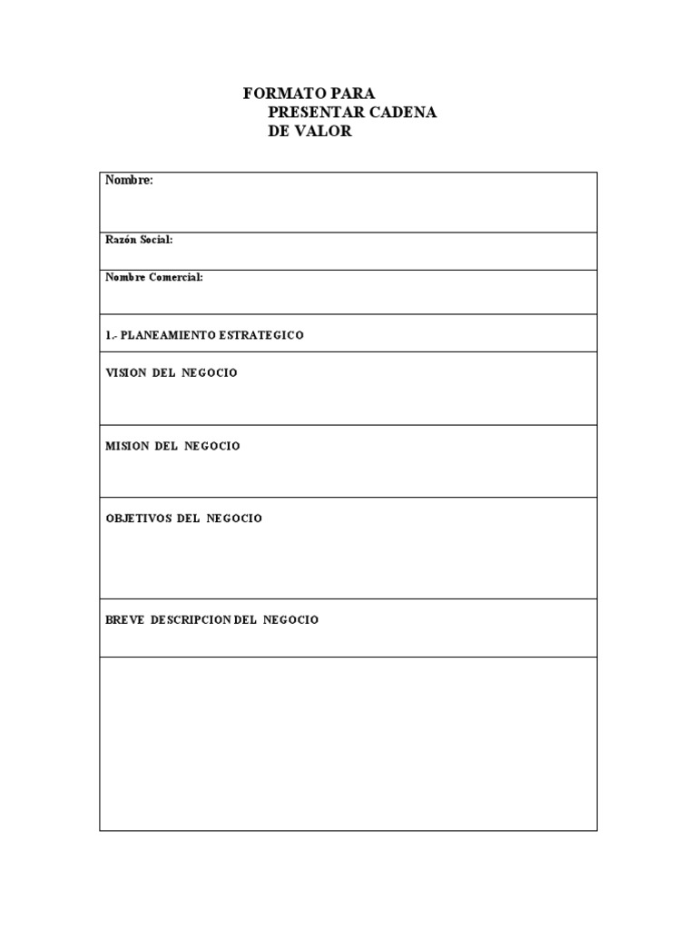 Cedena de Valor | PDF | Informática