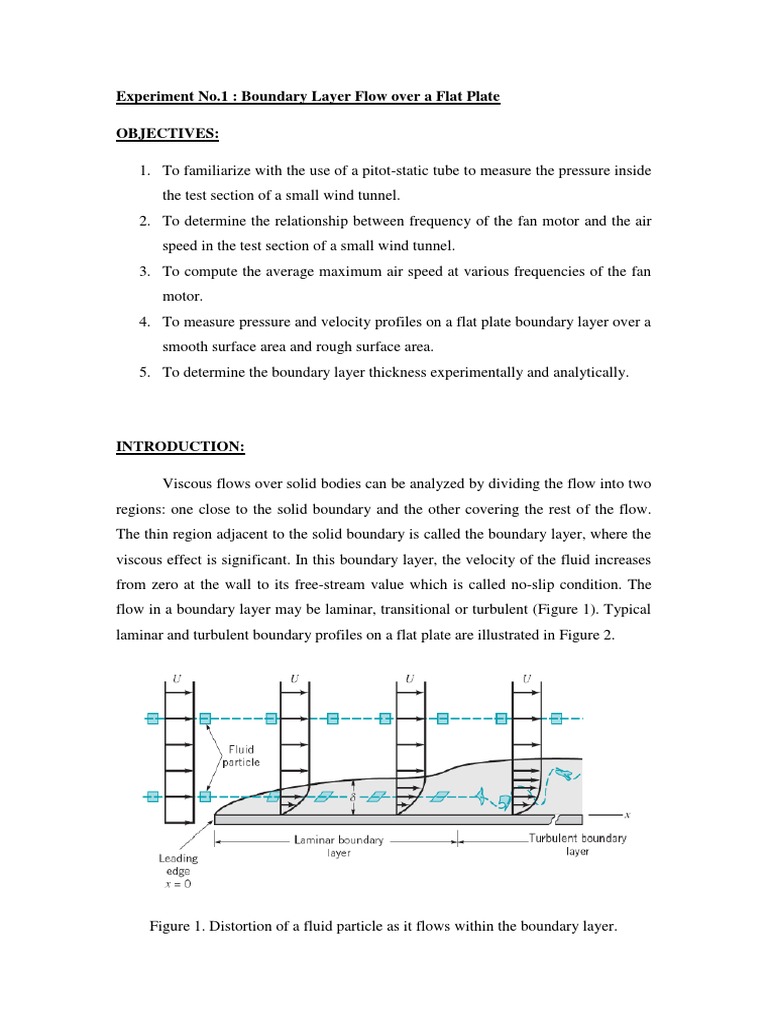 Ueme3112 Fluid Mechanics II Lab 2 | PDF | Boundary Layer | Fluid Dynamics