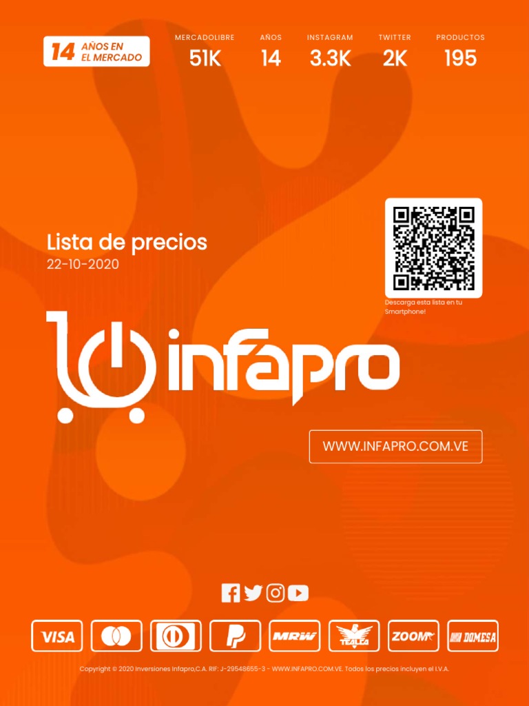 Catalogo Infapro | PDF | USB | Yo telefono