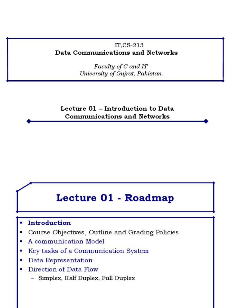 W1L1 DCN Introduction | PDF | Duplex (Telecommunications) | Data Transmission