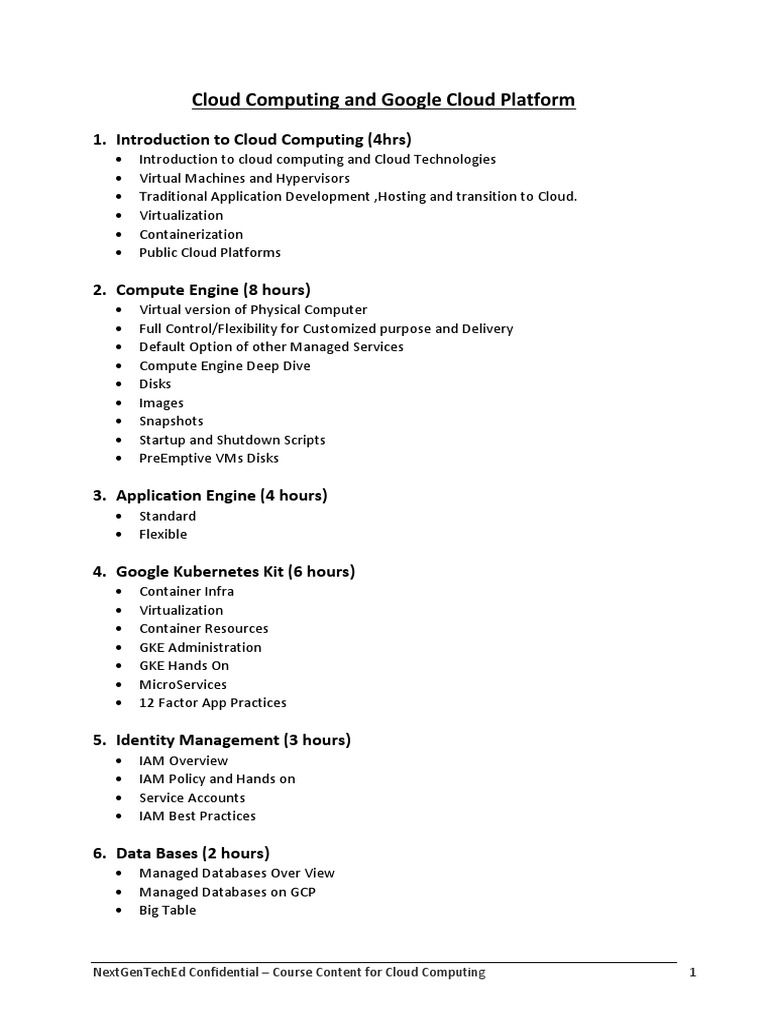 Cloud Computing Syllabus | PDF | Virtualization | Cloud Computing