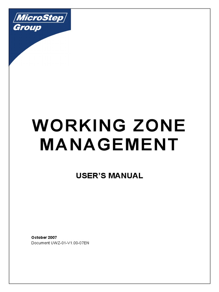 Working Zone Management: User'S Manual | PDF | Sheet Metal | Numerical ...