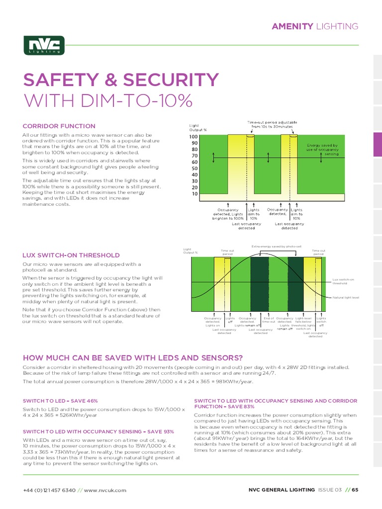 Safety & Security WITH DIM-TO-10%: Amenity Lighting | Download Free PDF ...