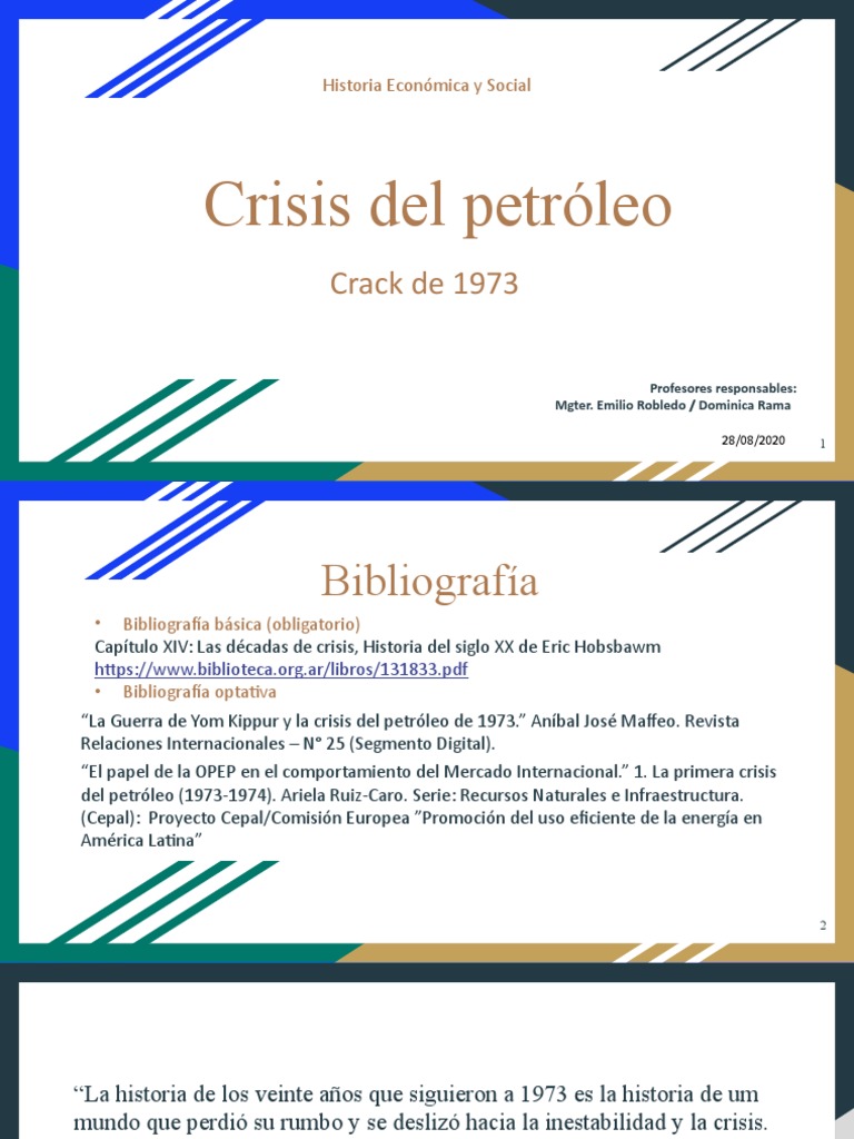 Crisis 1973 | PDF | Crisis petrolera de 1973 | OPEP