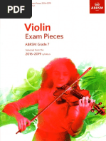 Violin Scales Grade 5 | PDF