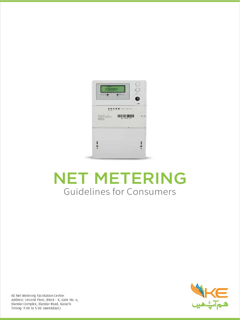 Net Metering: Guidelines For Consumers | PDF | Business | Energy And ...