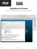 Prusa MK3S+ Firmware Update Guide | PDF | Computing | Software