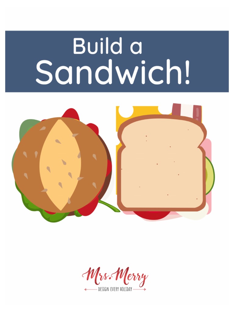 Build A Sandwich - Kids Activities - Mrsmerry | PDF
