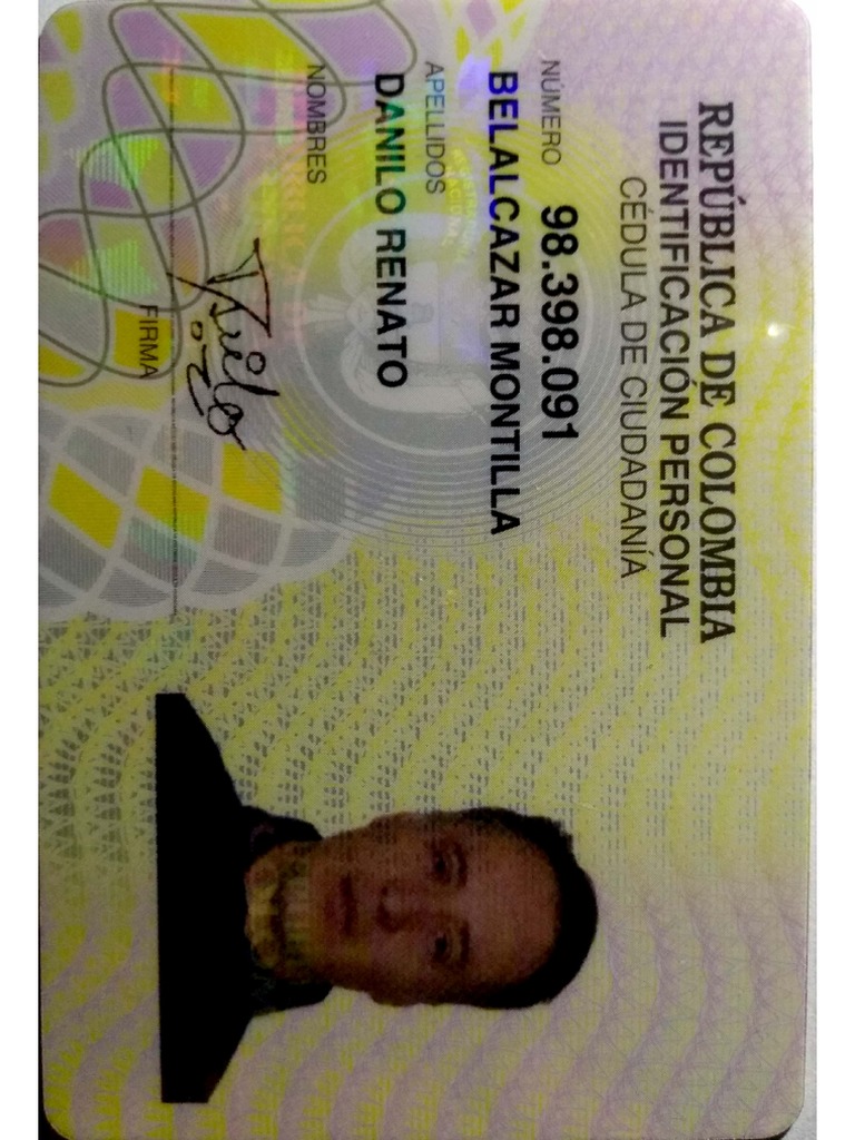 Cédula Danilo | PDF