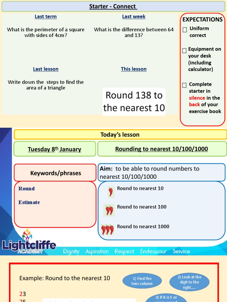 Rounding Nearest 10 100 1000 NSS 2 | PDF | Multiple Choice | Teaching ...
