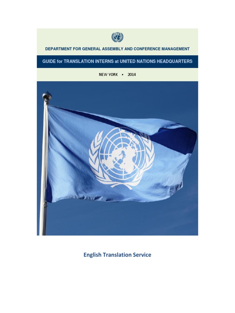 Internship Guide for UN Translation | PDF | Travel Visa | Business