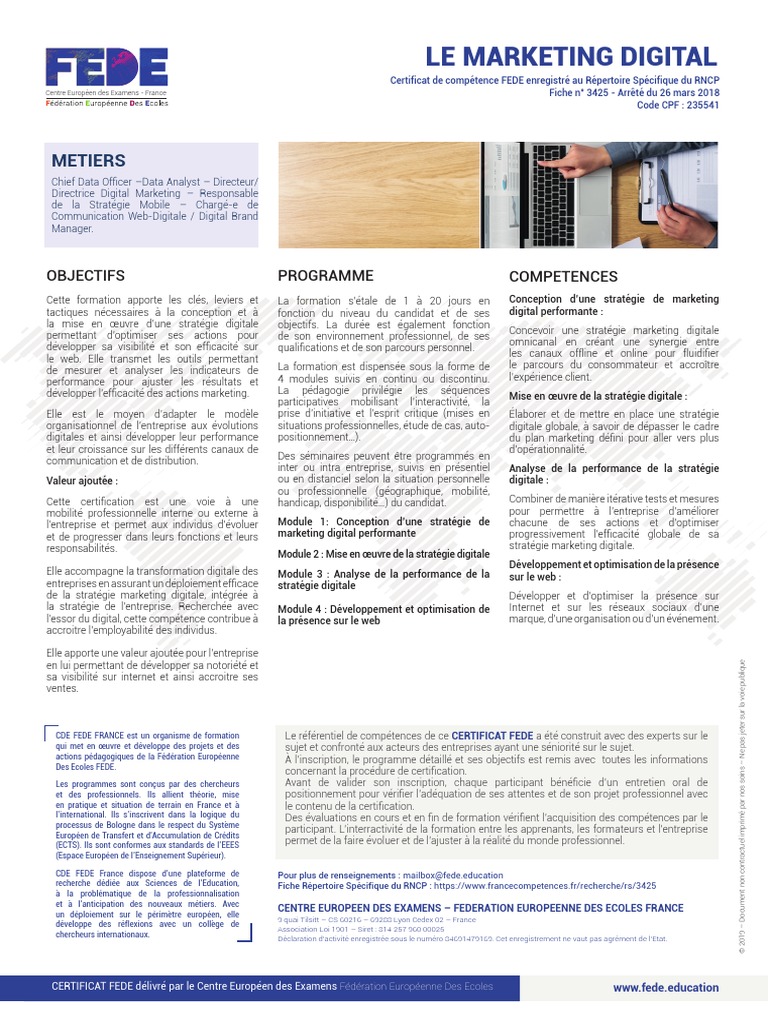 2021 04 RS Le Marketing Digital | PDF | Commercialisation | Sociétés
