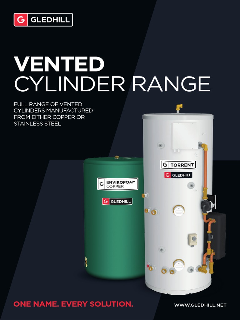Gledhill Vented Installer Brochure 2019 v11.6 WEB | PDF | Water Heating ...