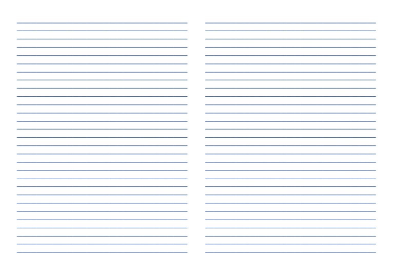 Folha de Caderno Dividida em 2 Colunas | PDF