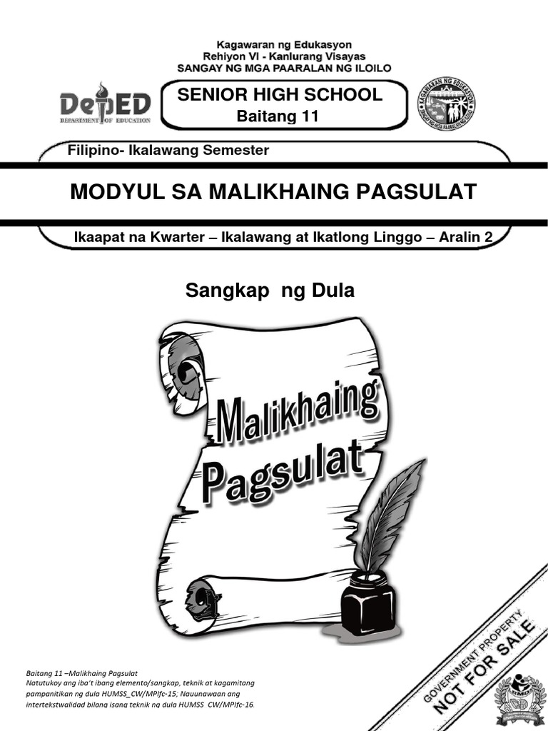 Fil11-Q4-Malikhain. 10 | PDF