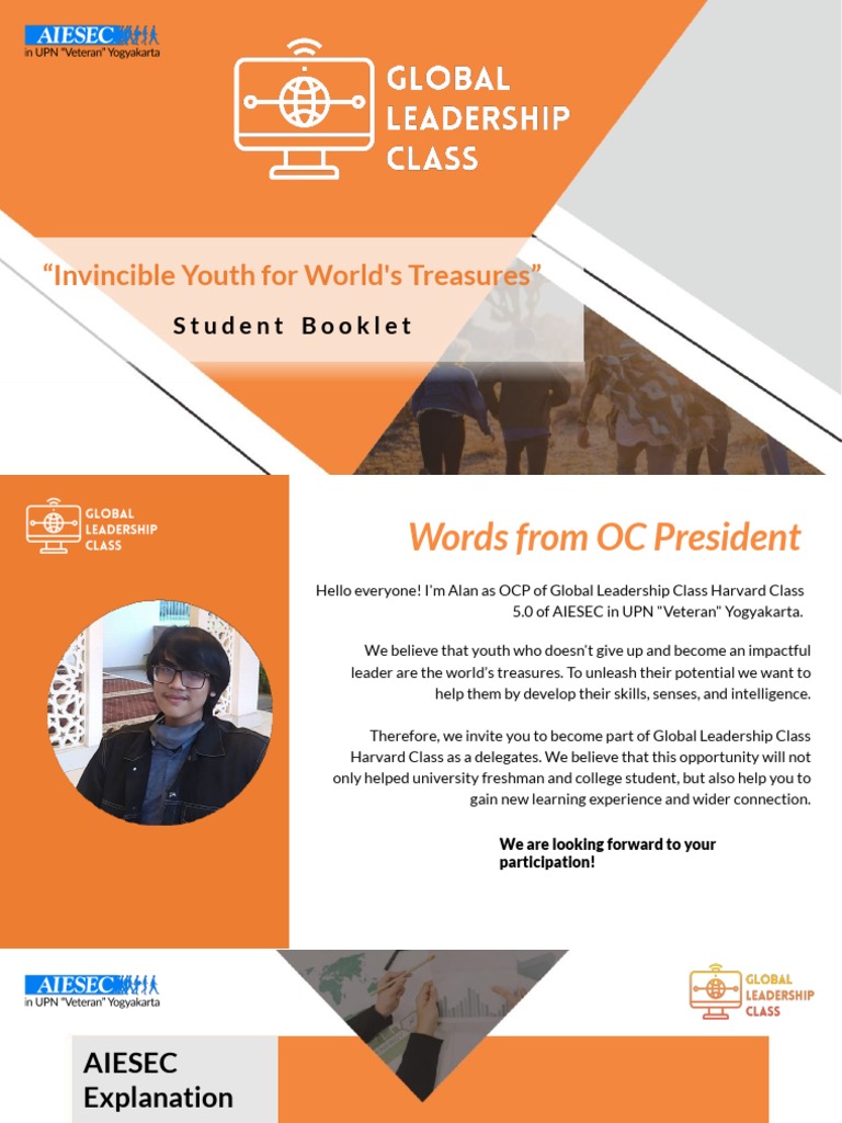 GLC Harvard Student Booklet | PDF | Leadership | Behavioural Sciences