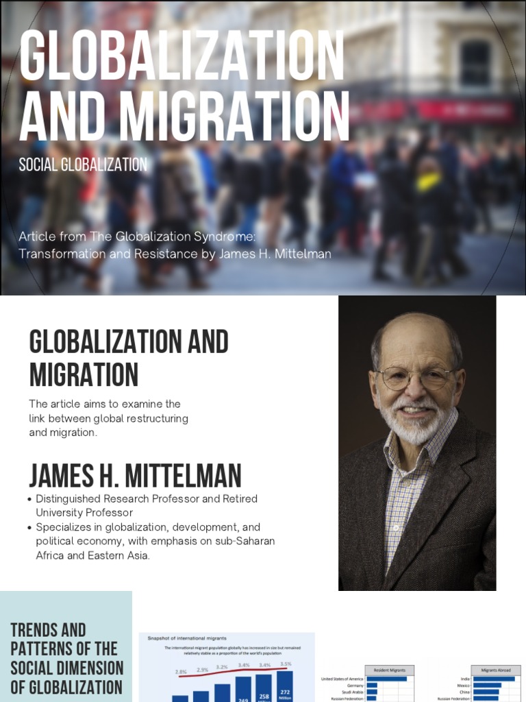 Globalization and Migration | PDF | Human Migration | Globalization