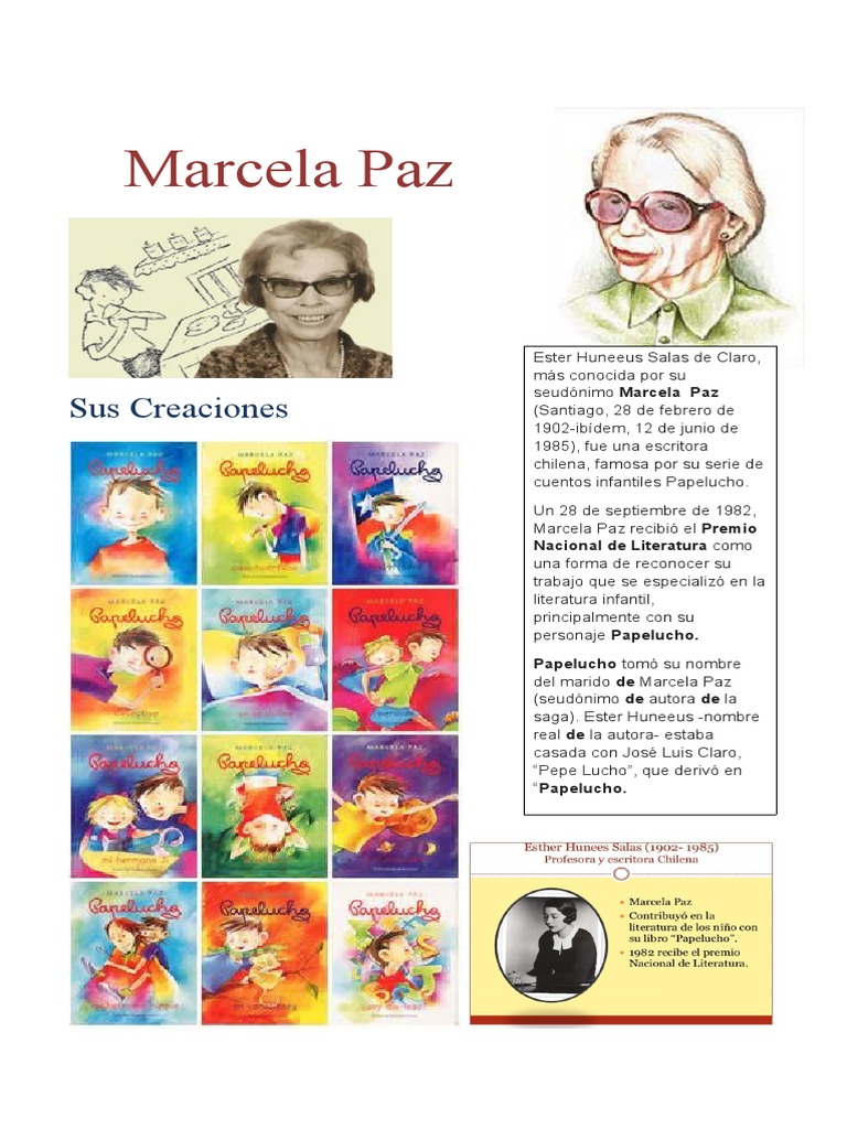 Infografia Marcela Paz | PDF