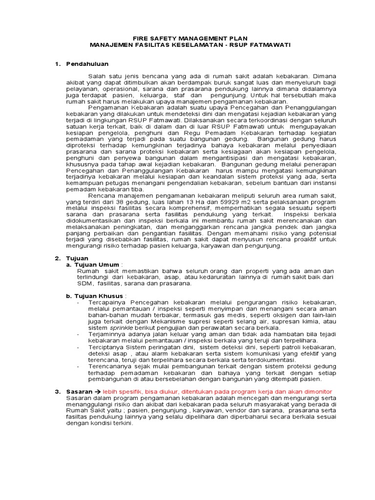 FIRE MANAGEMENT PLAN-jci-FMS7-rev - RSF | PDF