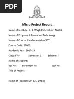 DSU Micro Project | PDF | Computer Programming | Computing