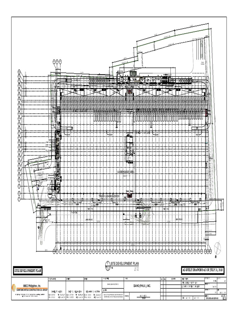 Truck Parking and Service Area Layout | PDF