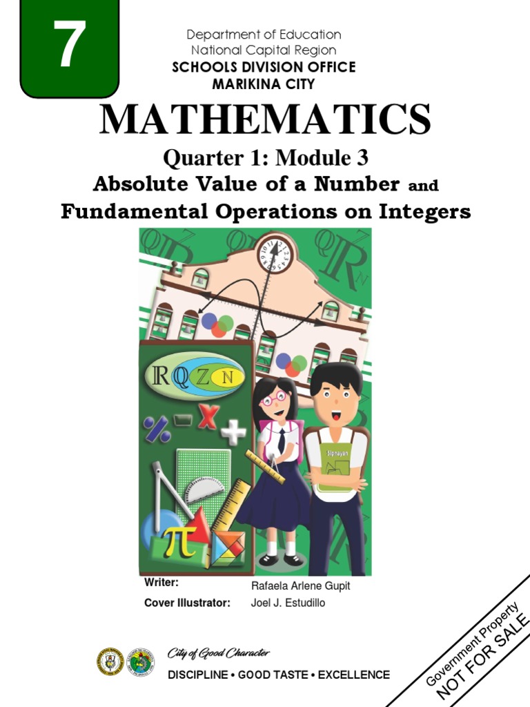 Mathematics: Quarter 1: Module 3 | PDF | Subtraction | Multiplication