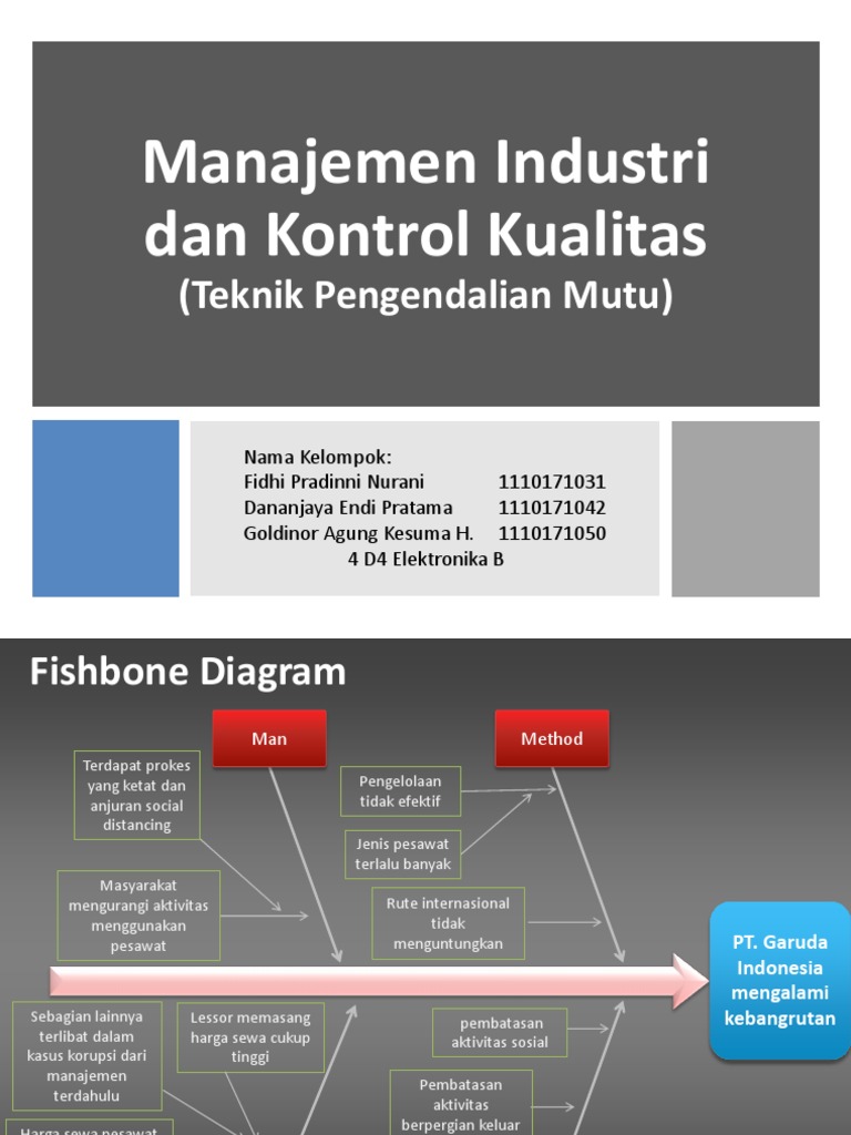 Analisis Manajemen dan Kontrol Kualitas | PDF
