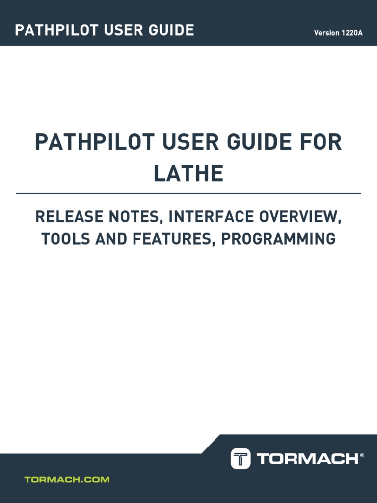 Pathpilot User Guide For Lathe | PDF | User Interface | Computer File