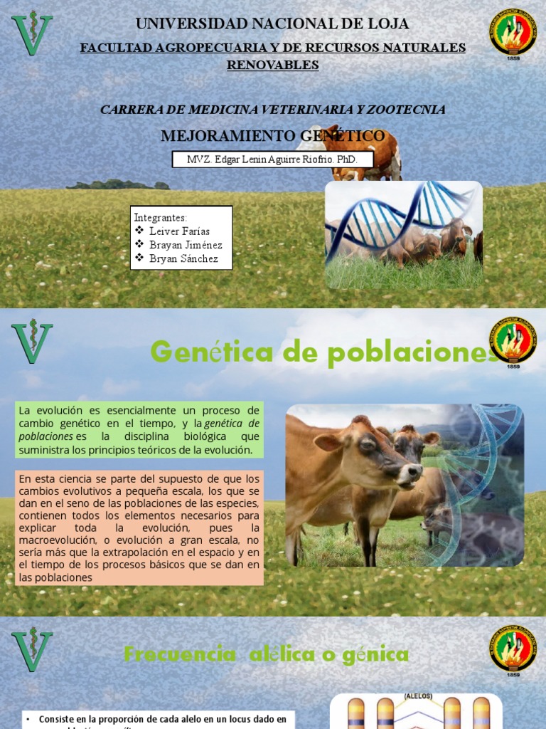 Genética de Poblaciones | PDF | Alelo | Evolución