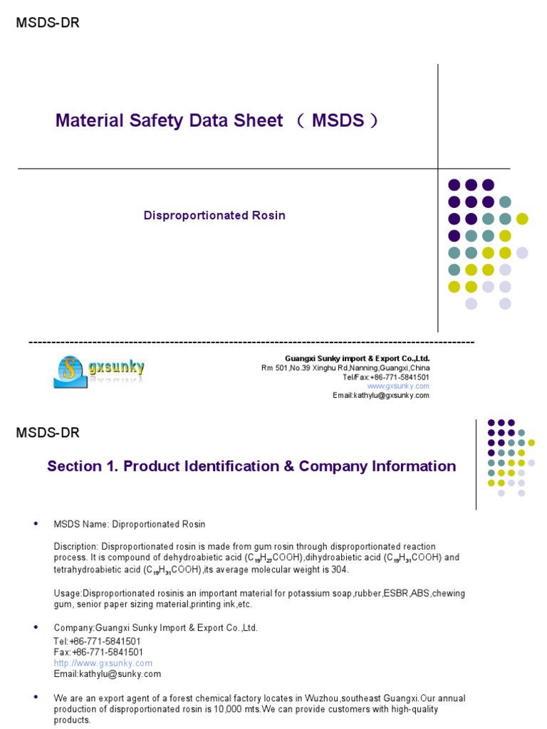 Material Safety Data Sheet MSDS | PDF | Ethanol | Carbon Dioxide