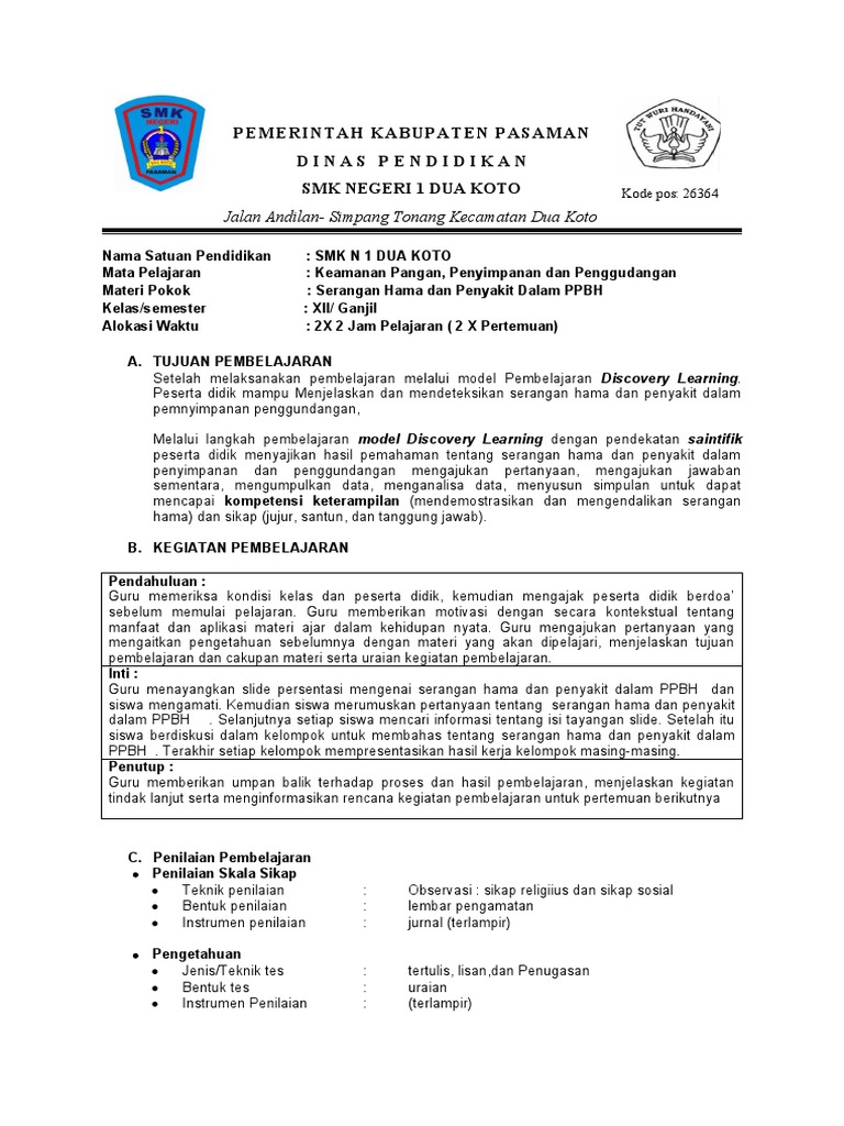 RPP KPPP gANJIL | PDF | Karier & Perkembangan | Kesehatan Holistik