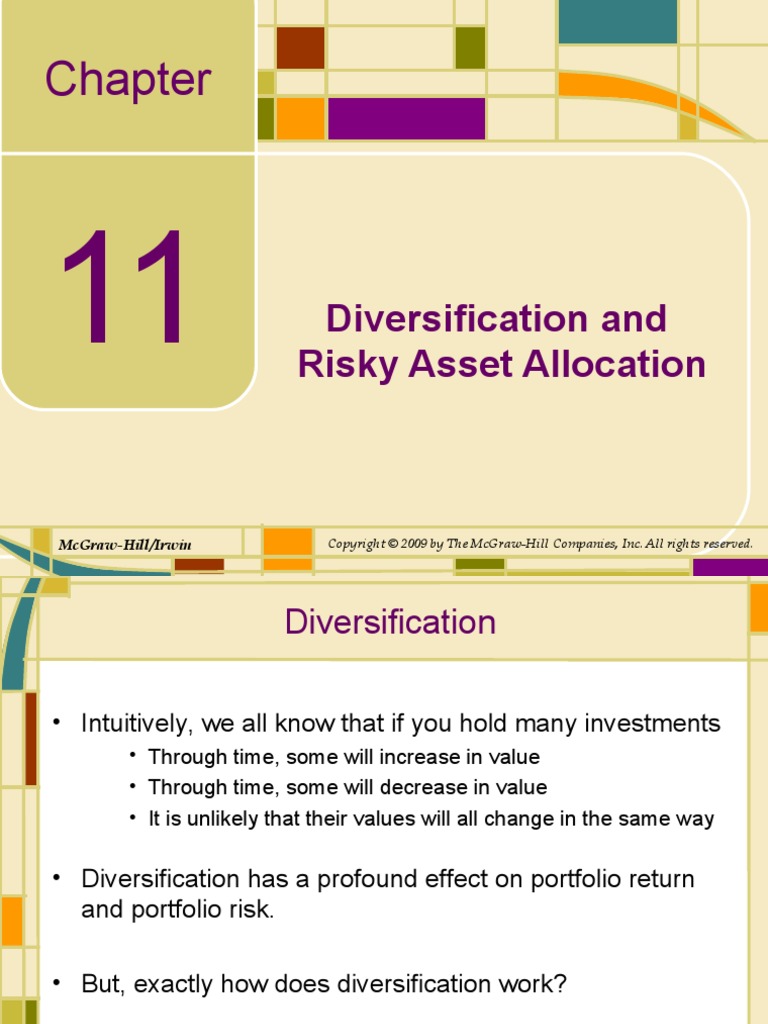 Diversification and Risky Asset Allocation: Mcgraw-Hill/Irwin | PDF | Diversification (Finance ...