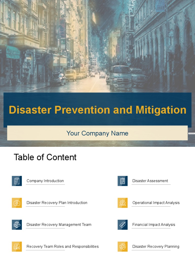 Disaster Prevention and Mitigation: Your Company Name | PDF | Personal ...