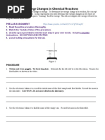 3 Calorimetry Lab - Burning A Cheeto | PDF | Calorie | Food Energy