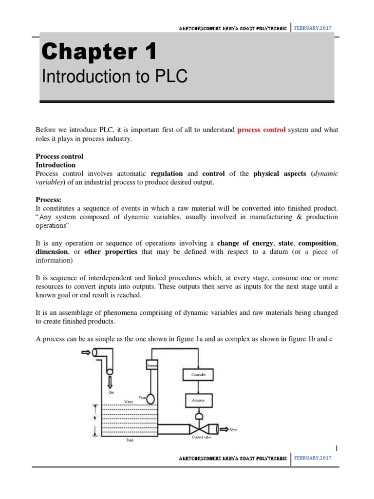 PLC Notes - Introduction | PDF | Programmable Logic Controller ...
